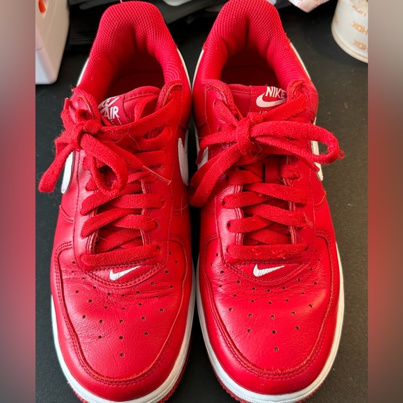 Nike | Shoes | Nike Airforce Low Color Of The Monthuniversity Red Size ...